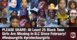 14 Black Teenage Girls Have Gone Missing in D.C Over 24 Hours - MEFeater