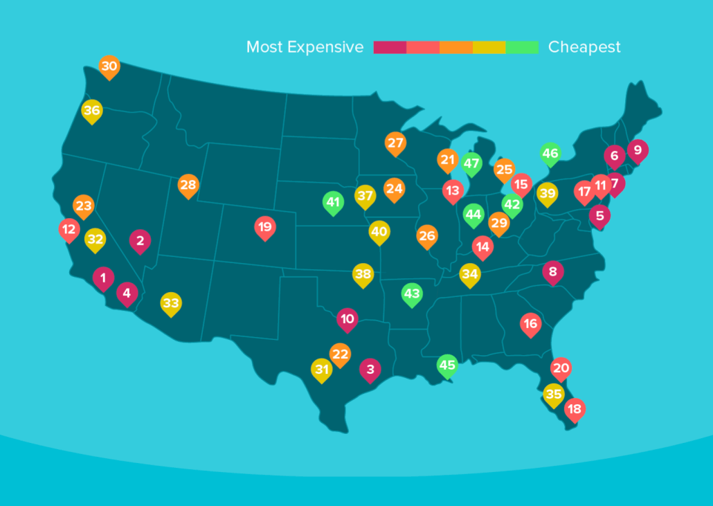 #NEWSTUDY: Revealed Which Cities Have the Cheapest and Most Expensive ...