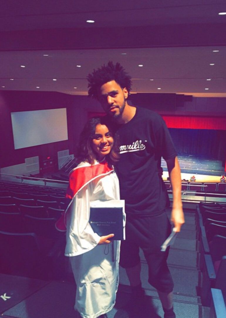 Rapper J. Cole Attends Fan's College Graduation at Rowan University ...
