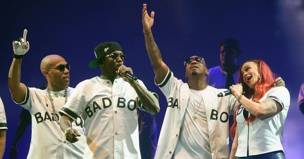 Members of 112, Sean Diddy Combs aka Puff Daddy, and Faith perform ...