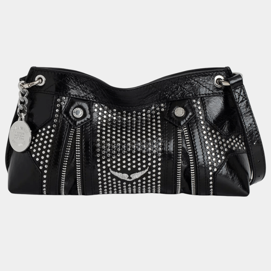 Zadig & Voltaire Sunny Mood Overstudded Patent Crossbody - MEFeater